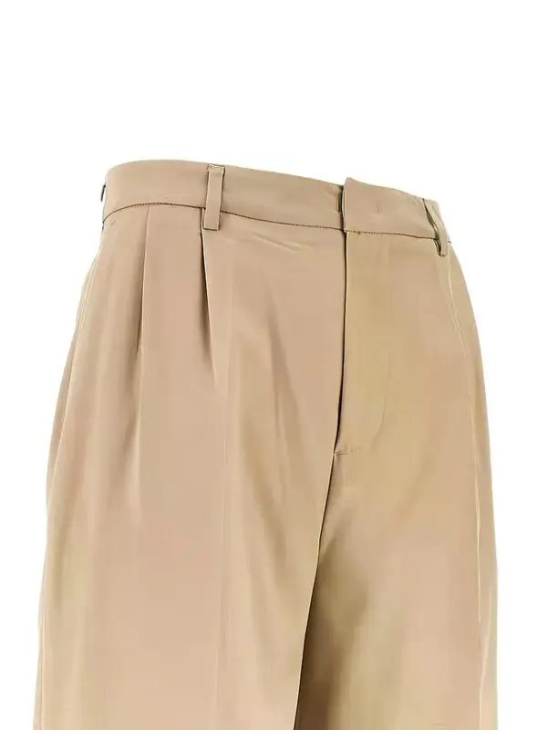 BSTROY Pleated Wide-leg Trousers