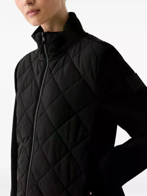 Dkny Quilted Panelled Jacket