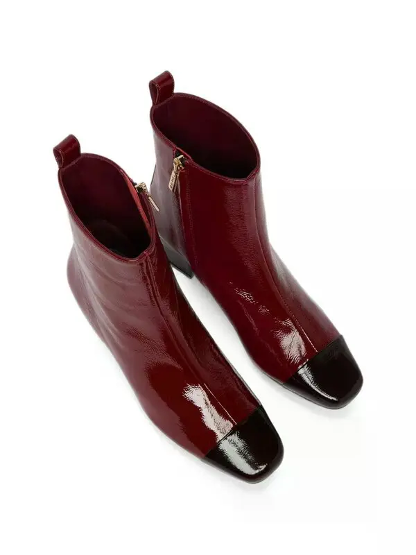 CAREL Estime Patent Leather Ankle Boots