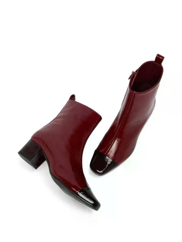 CAREL Estime Patent Leather Ankle Boots
