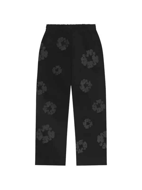 DENIM TEARS Wreath Track Pants - Black