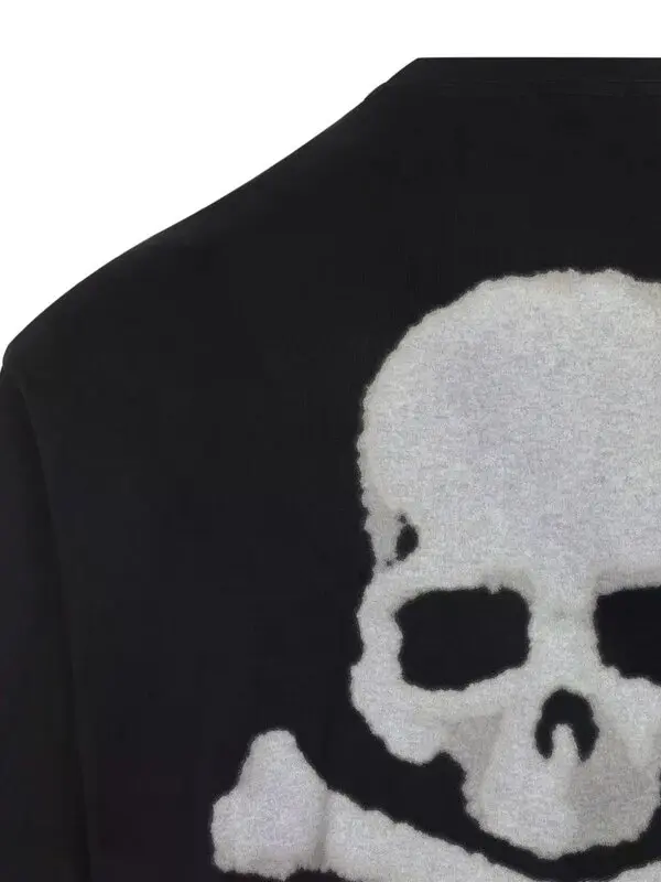 MASTERMIND WORLD Mj Logo-print Skull-patch T-shirt