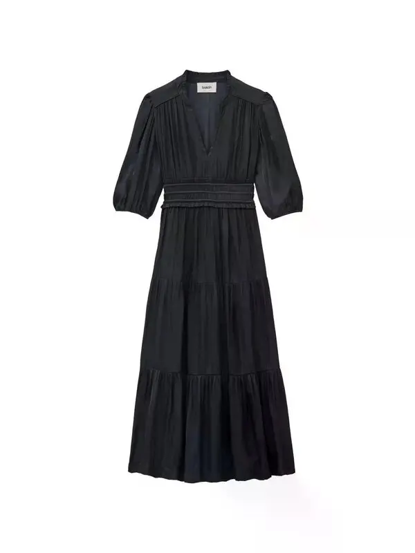 Ba&sh Cleli Tiered Midi Dress