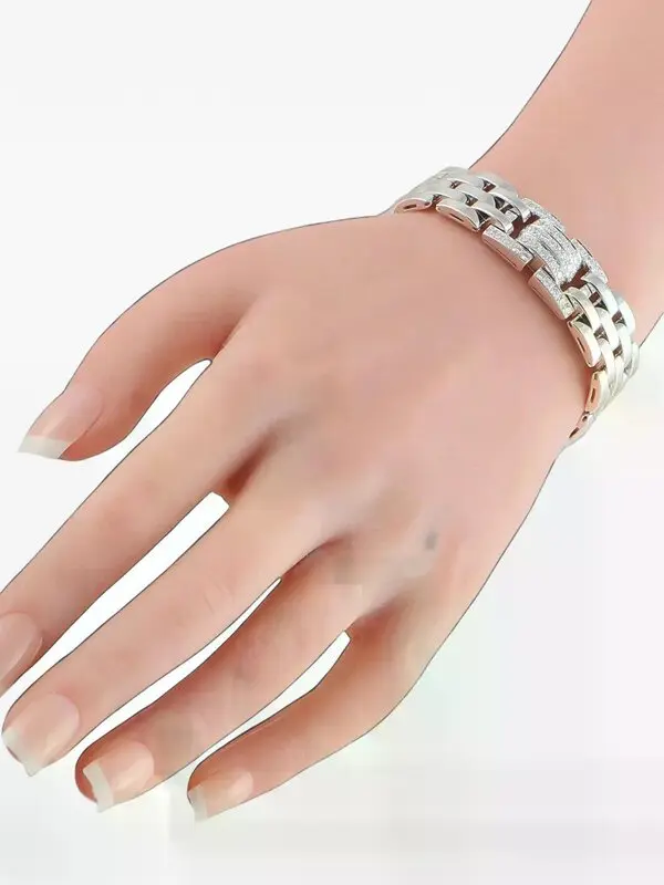 Cartier Panthère Diamond Bracelet - Silver