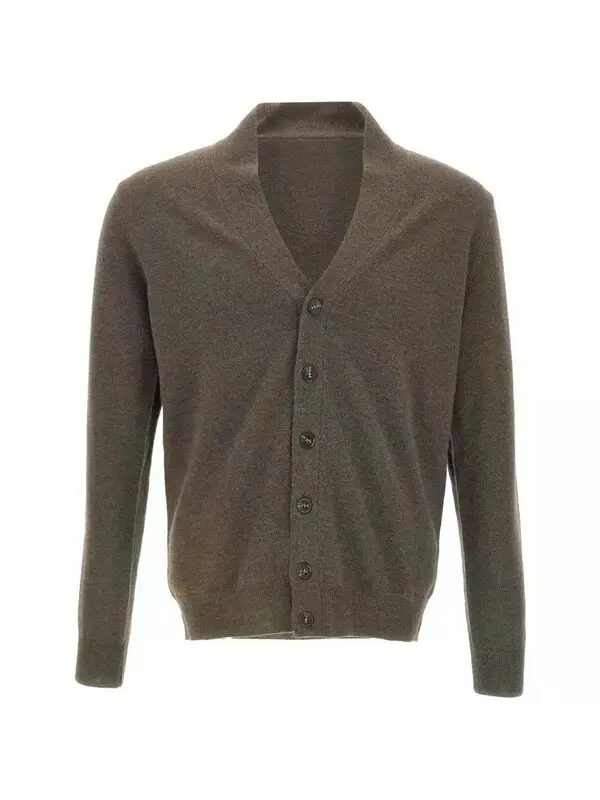 KANGRA V-neck Cardigan - Brown