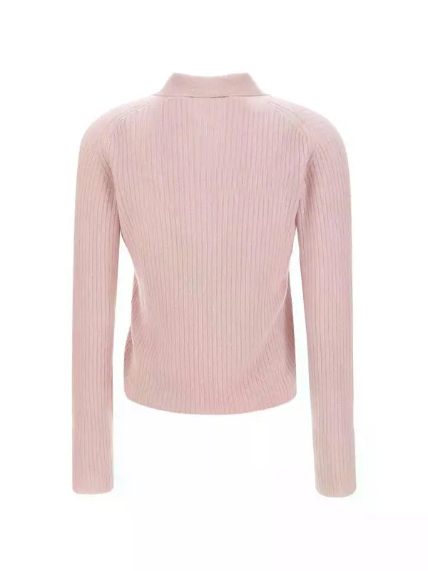 GRAN SASSO Ribbed-knit Long-sleeve Sweater