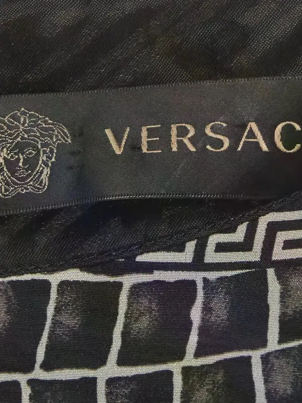 Versace Medusa-print Sleeveless Mini Dress