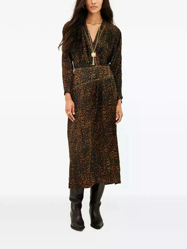 Ba&sh Hamy V-neck Midi Dress