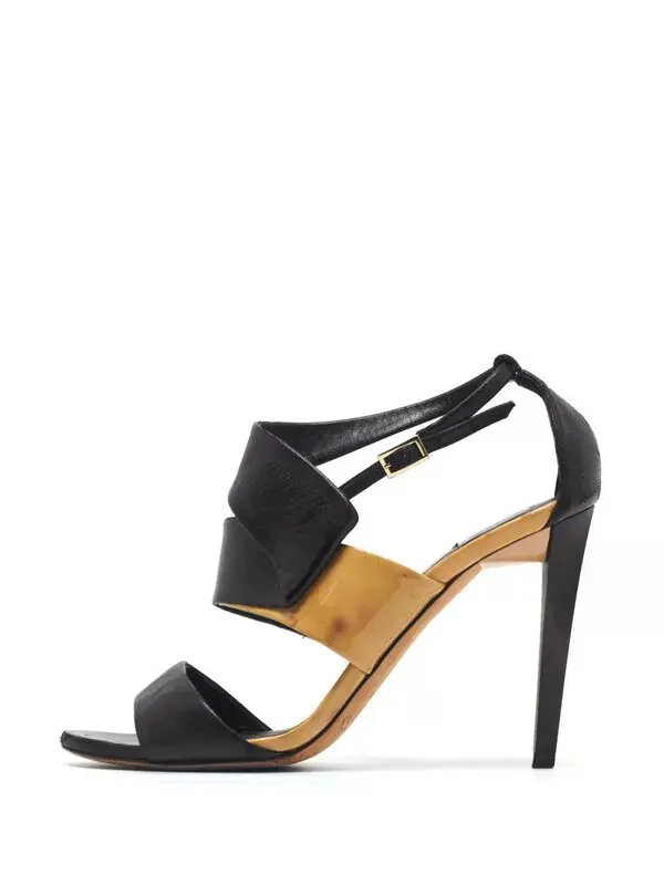 JIMMY CHOO Trapeze Ankle-strap Sandals - Black