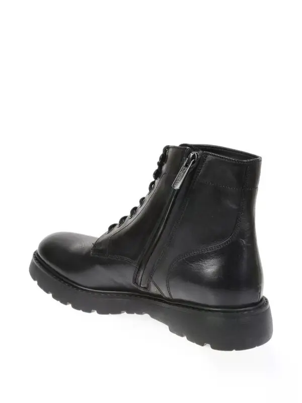 DOUCAL'S Lace-up Leather Ankle Boots