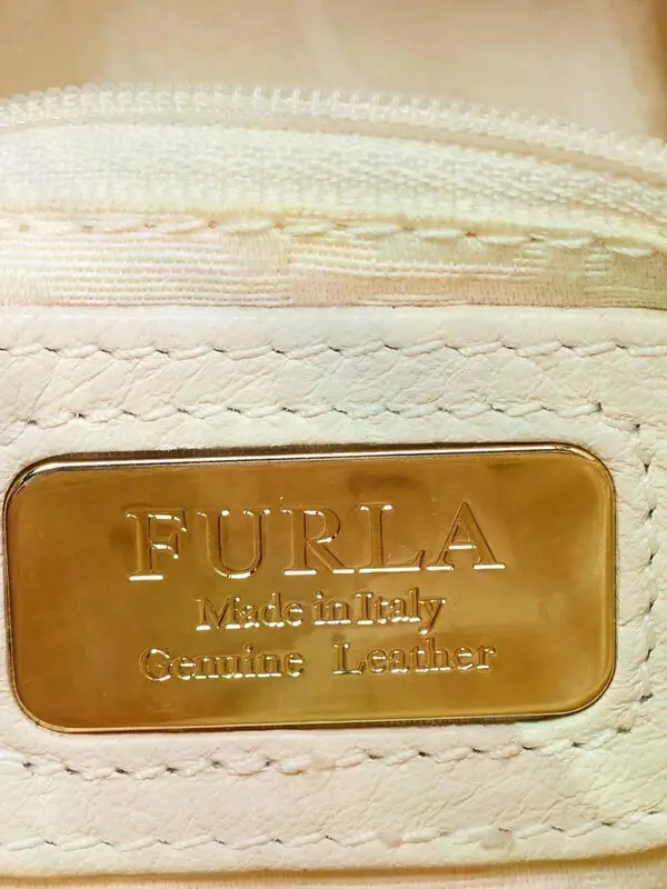 Furla Python-embossed Leather Shoulder Bag