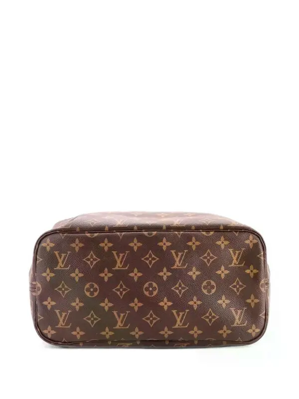 LOUIS VUITTON Neverfull Nm Monogram Canvas Mm Tote Bag - Brown
