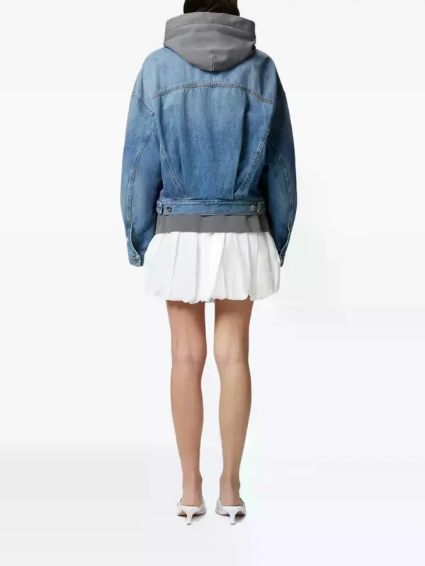 Pinko Distressed Denim Jacket