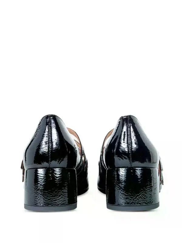 Roberto Festa Triple-strap Patent Leather Pumps