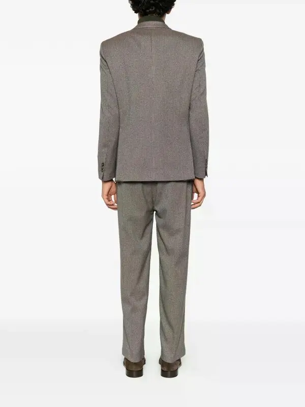 MARSEM Double-breasted Check-pattern Suit
