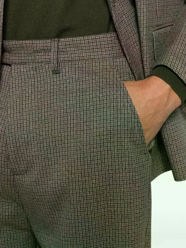 MARSEM Double-breasted Check-pattern Suit