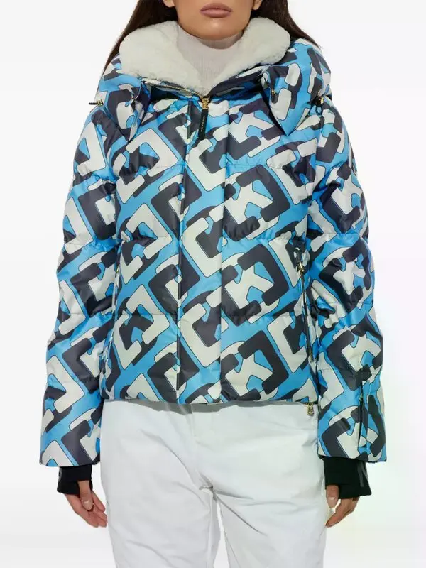Bogner Naia Monogram-print Ski Puffer Jacket