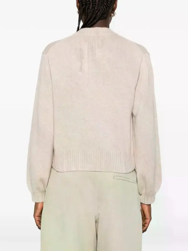 ALLUDE V-neck Button-up Cardigan