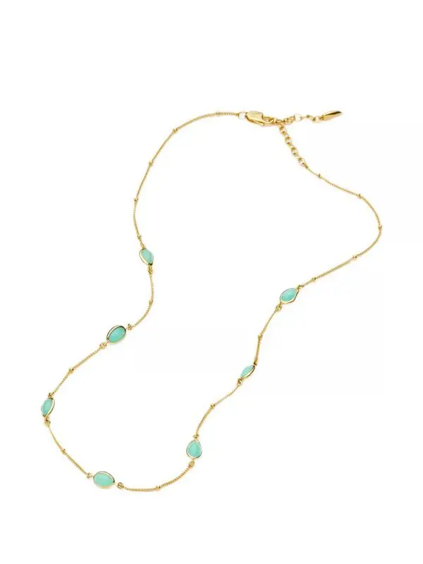 MISSOMA Magma Amazonite-embellished Charm Choker - Gold