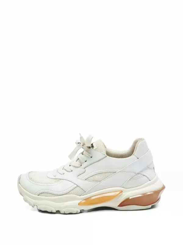 Valentino Garavani Bounce Mesh-panel Low-top Sneakers - White