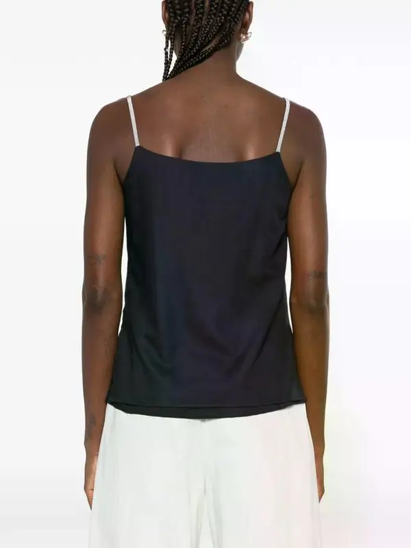 Peserico Crystal-embellished Virgin Wool Top