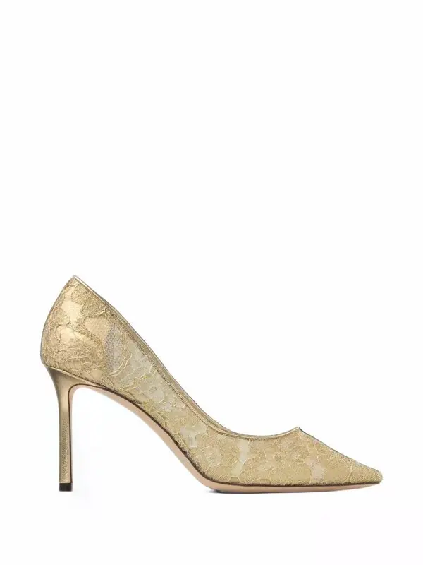 JIMMY CHOO Romy 85 Pumps - Gold