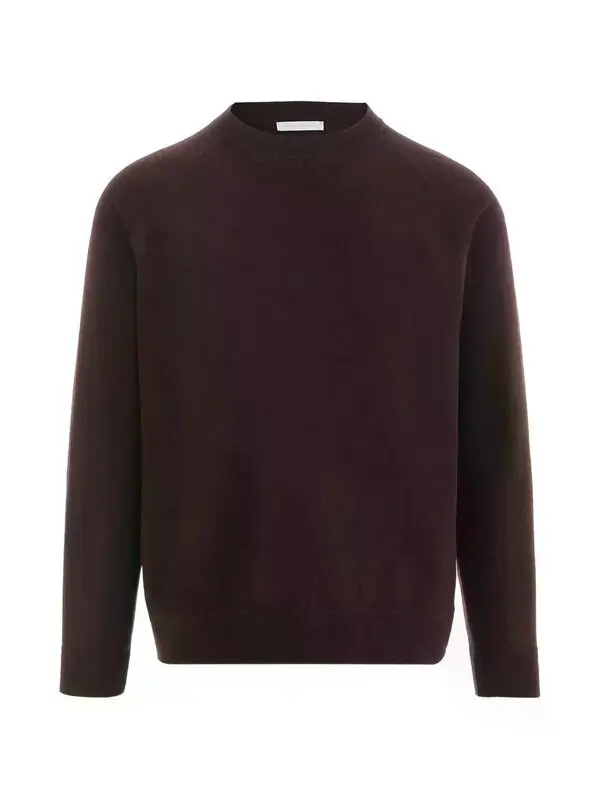 OLIVER LATTUGHI Raglan-sleeve Crew-neck Sweater