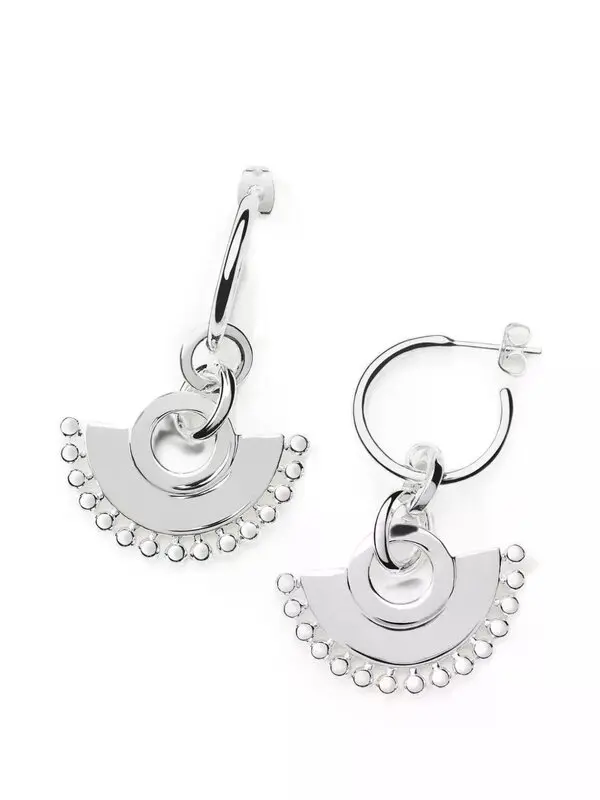 MISSOMA Zenyu Fan Hoop Earrings - Silver