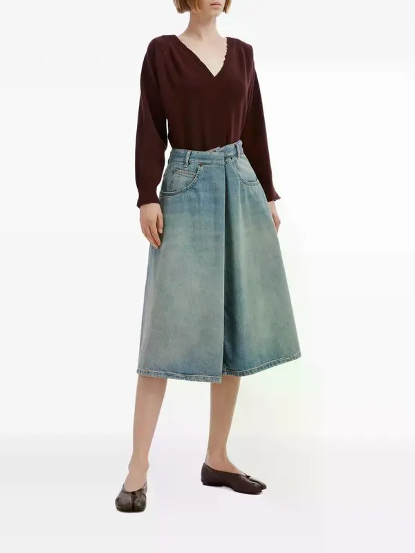 MAISON MARGIELA Distressed V-neck Sweater