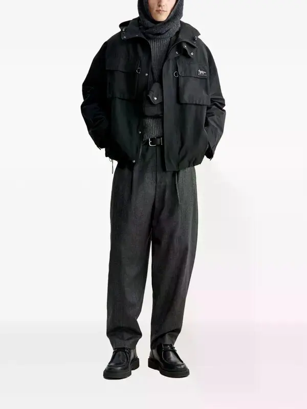 Maison Kitsuné Logo-patch Hooded Jacket