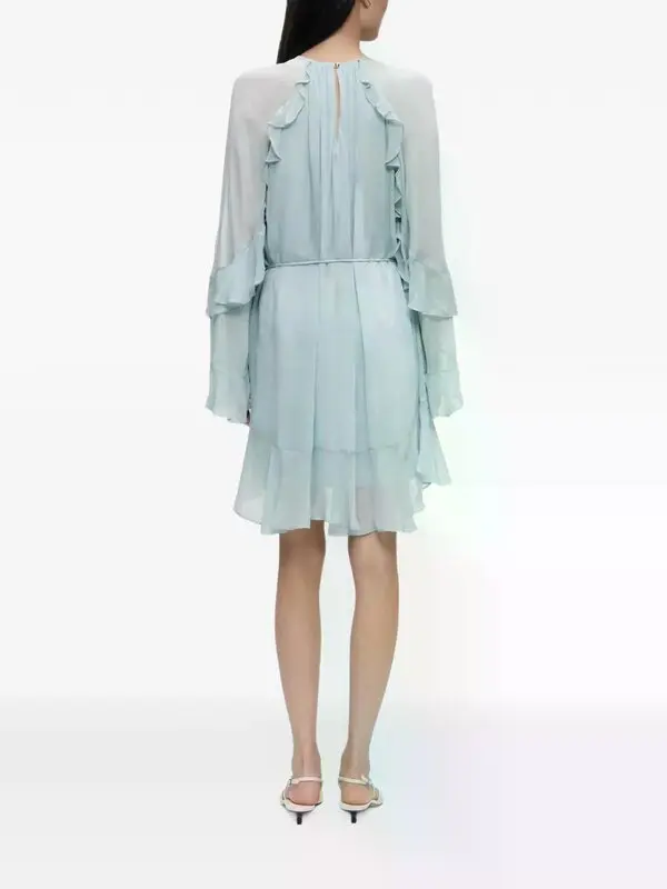 BOSS Ruffled Belted Dress