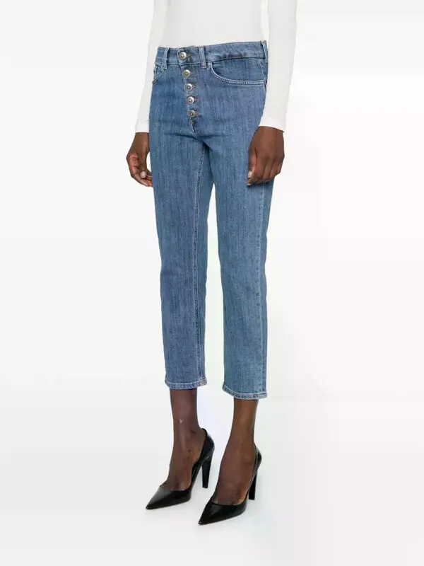 DONDUP Button-fly Cropped Jeans