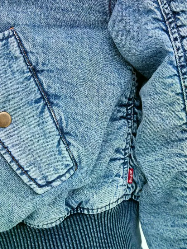 LEVI'S Scout Western Acid-wash Denim Jacket