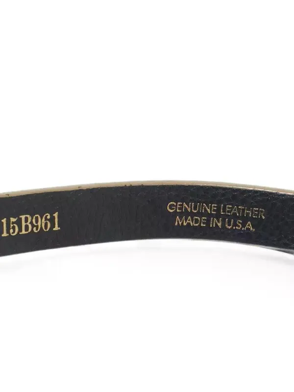 Oscar De La Renta Crystal-embellished Leather Belt