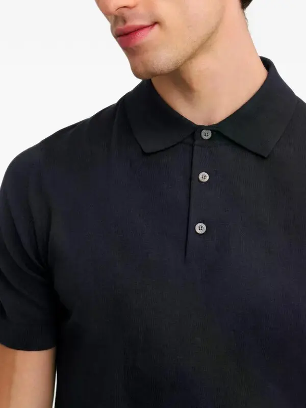 Pringle Of Scotland Short-sleeve Knitted Polo Shirt