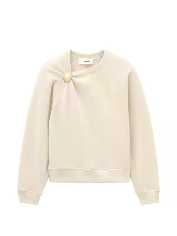 Ba&sh Della Raglan-sleeve Sweatshirt - Neutrals