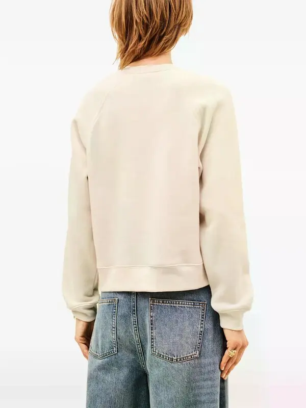 Ba&sh Della Raglan-sleeve Sweatshirt - Neutrals