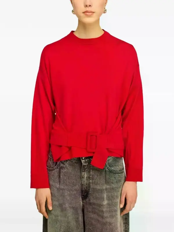 SEMICOUTURE Belted-waist Sweater