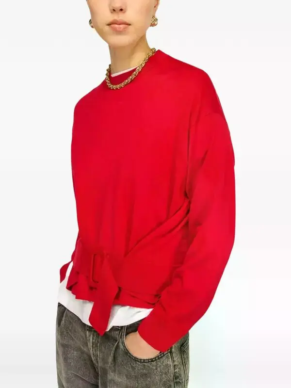 SEMICOUTURE Belted-waist Sweater