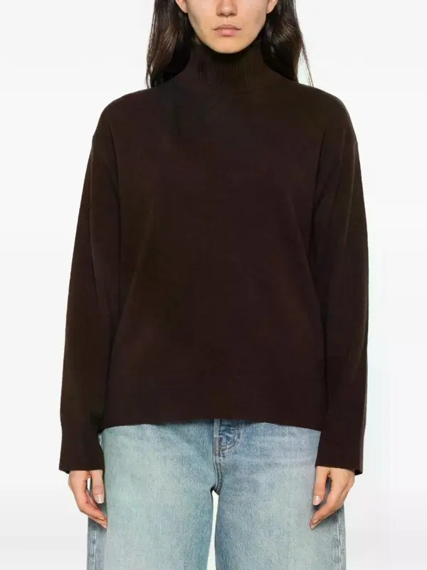 Gant Superfine Lambswool Sweater - Brown