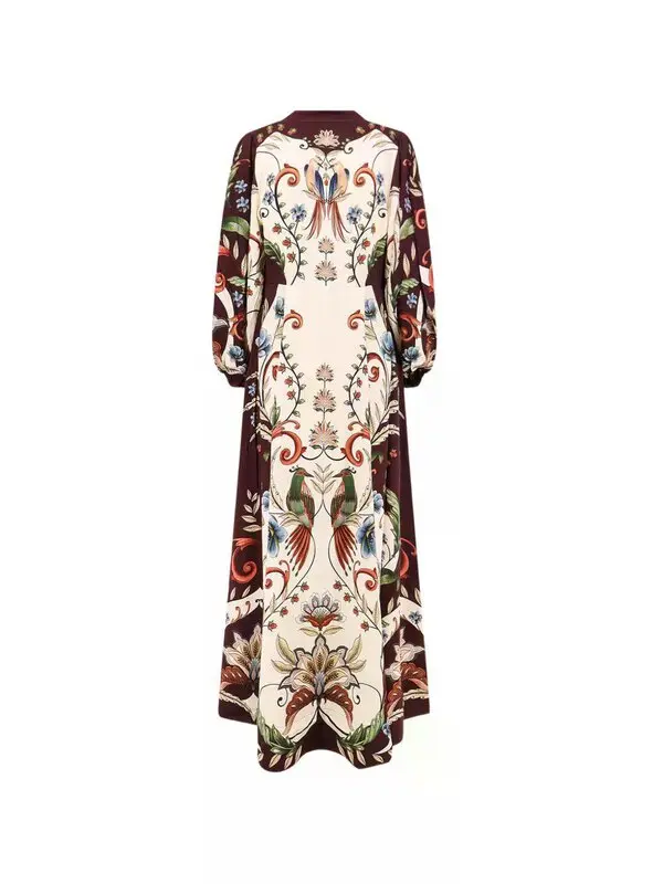 Farm Rio Millena Winter White Maxi Dress
