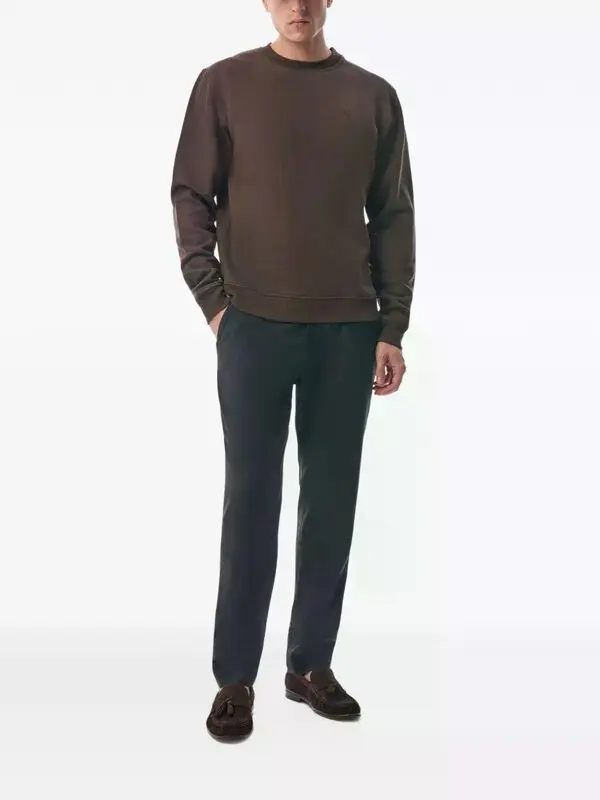 MEGUSTA Logo-embroidered Crew-neck Sweater