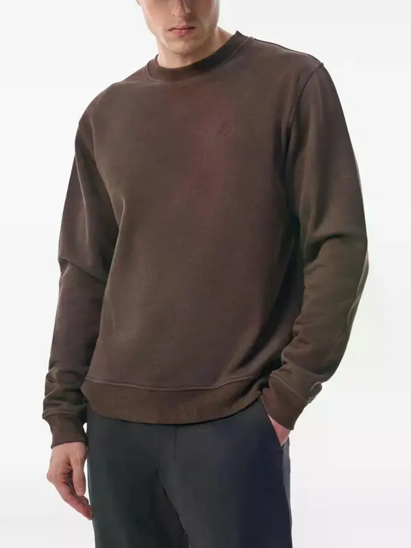 MEGUSTA Logo-embroidered Crew-neck Sweater