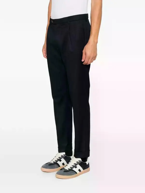GTA Luca Pleated Turn-up Cuff Trousers