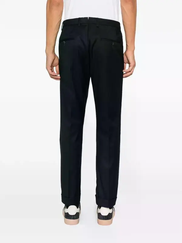 GTA Luca Pleated Turn-up Cuff Trousers