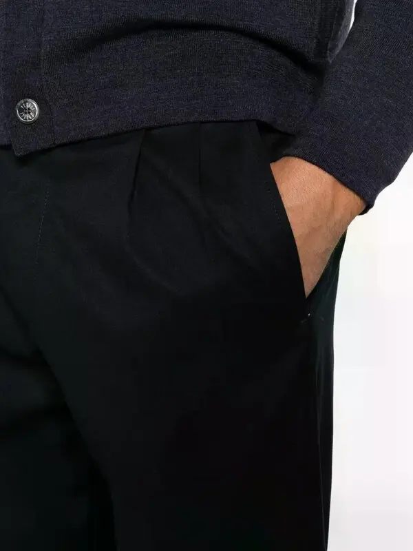 GTA Luca Pleated Turn-up Cuff Trousers