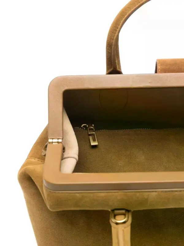 SCHELL Medium Doctor Suede Tote Bag