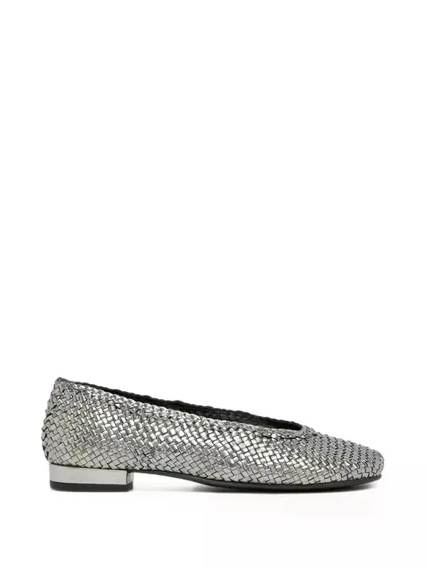 CAREL Cassis Woven Leather Ballet Flats