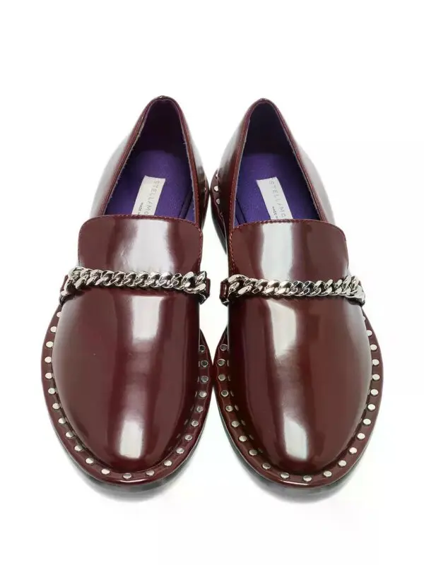 Stella McCartney Falabella Chain-link Loafers