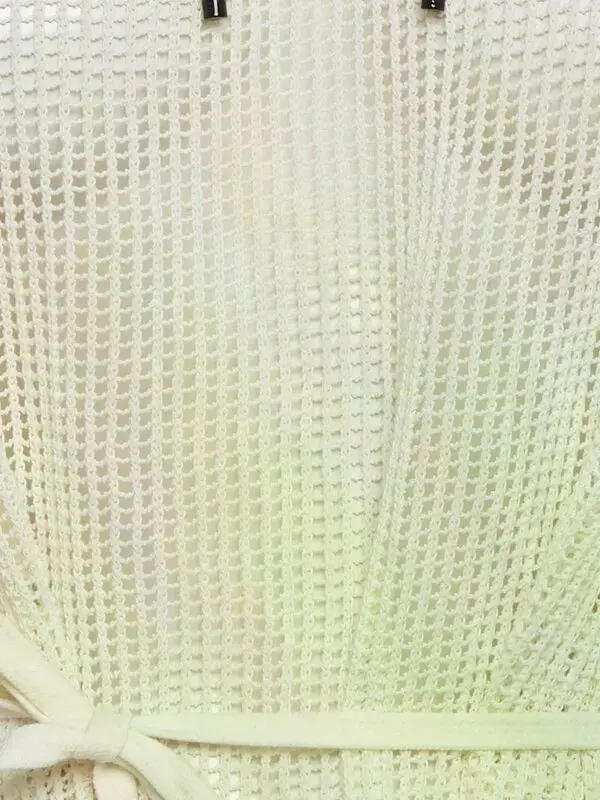 LOUIS VUITTON Mesh-knit Hooded Poncho